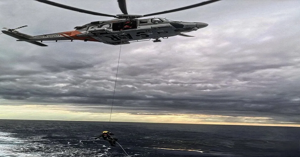 Emergency Airlift Rescues Patient from Commercial Vessel South of Limassol